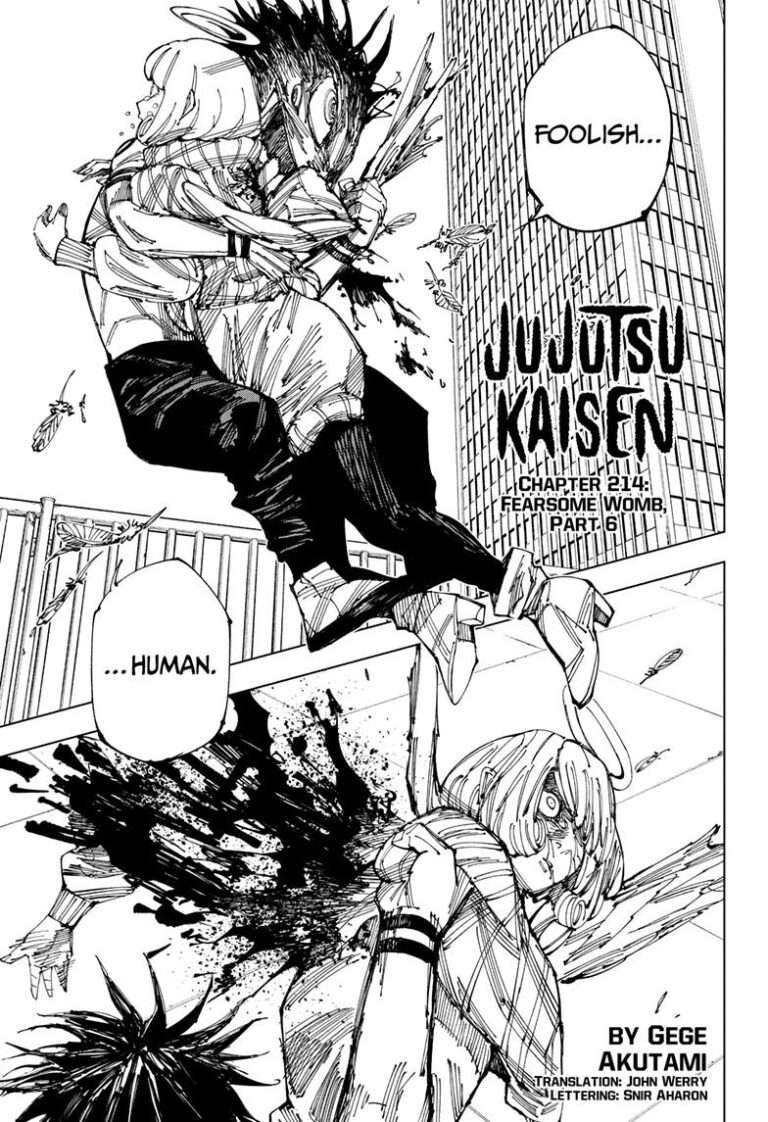 Jujutsu Kaisen, Chapter 214 - JJK Read