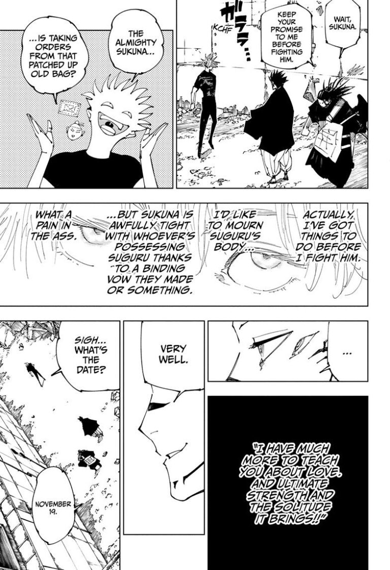 Jujutsu Kaisen, Chapter 221 - JJK Read