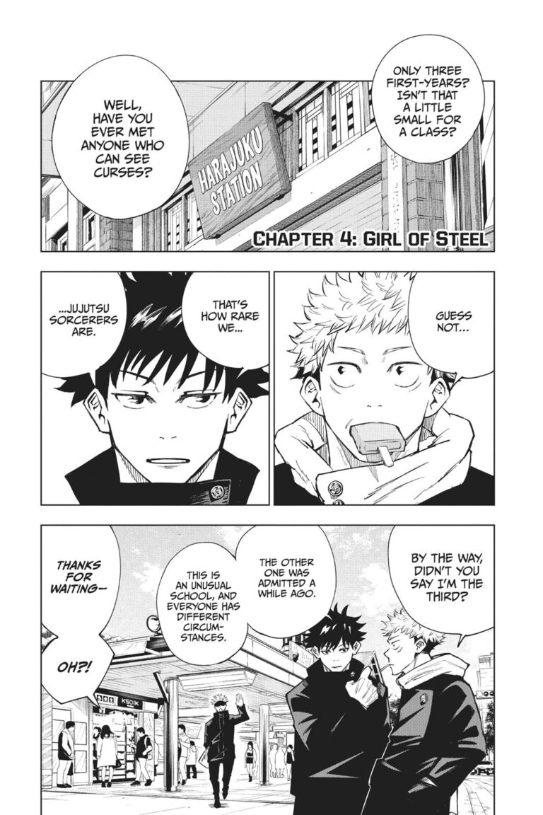 Jujutsu Kaisen, Chapter 4 - JJK Read