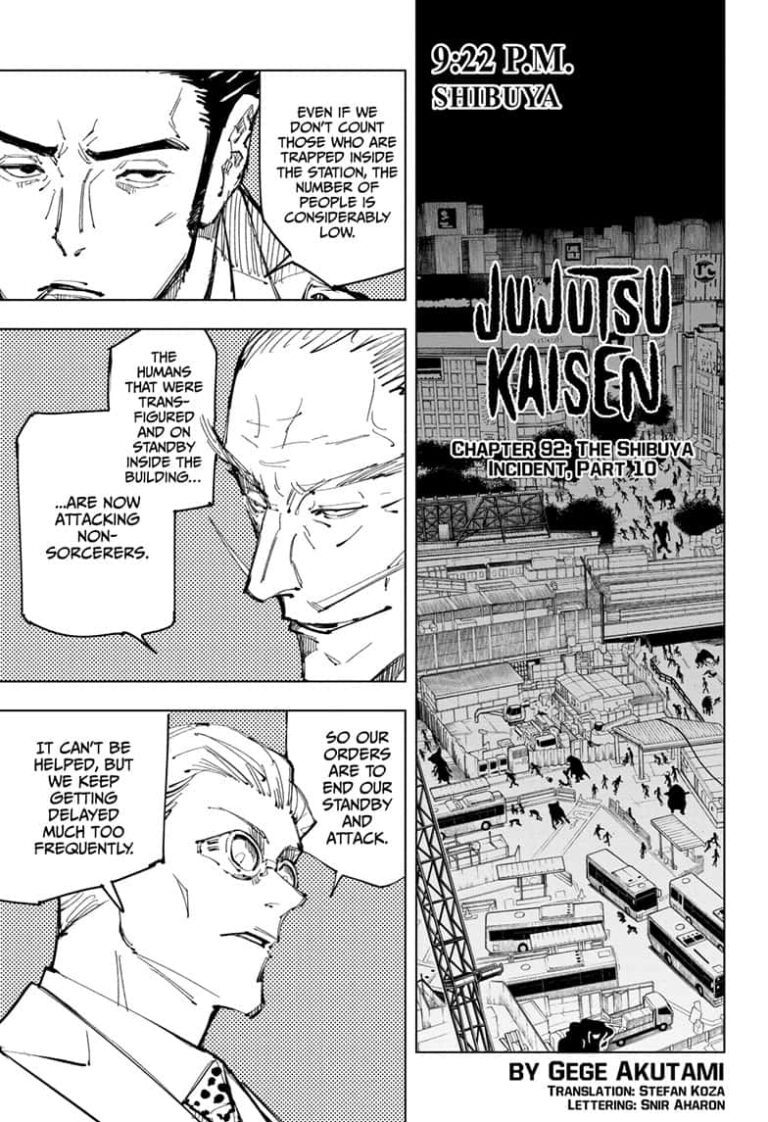 Jujutsu Kaisen Chapter 92 - JJK Read