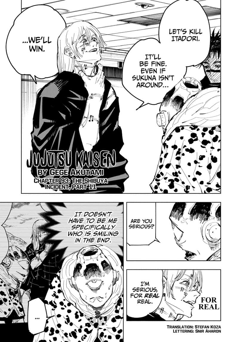 Jujutsu Kaisen Chapter 93 - JJK Read