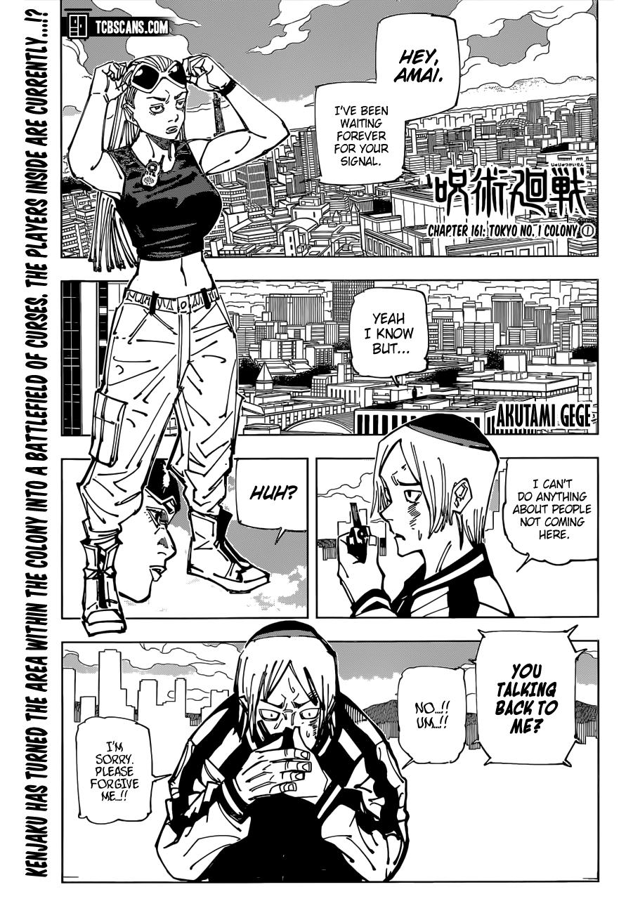 Jujutsu Kaisen Chapter 161 - JJK Read