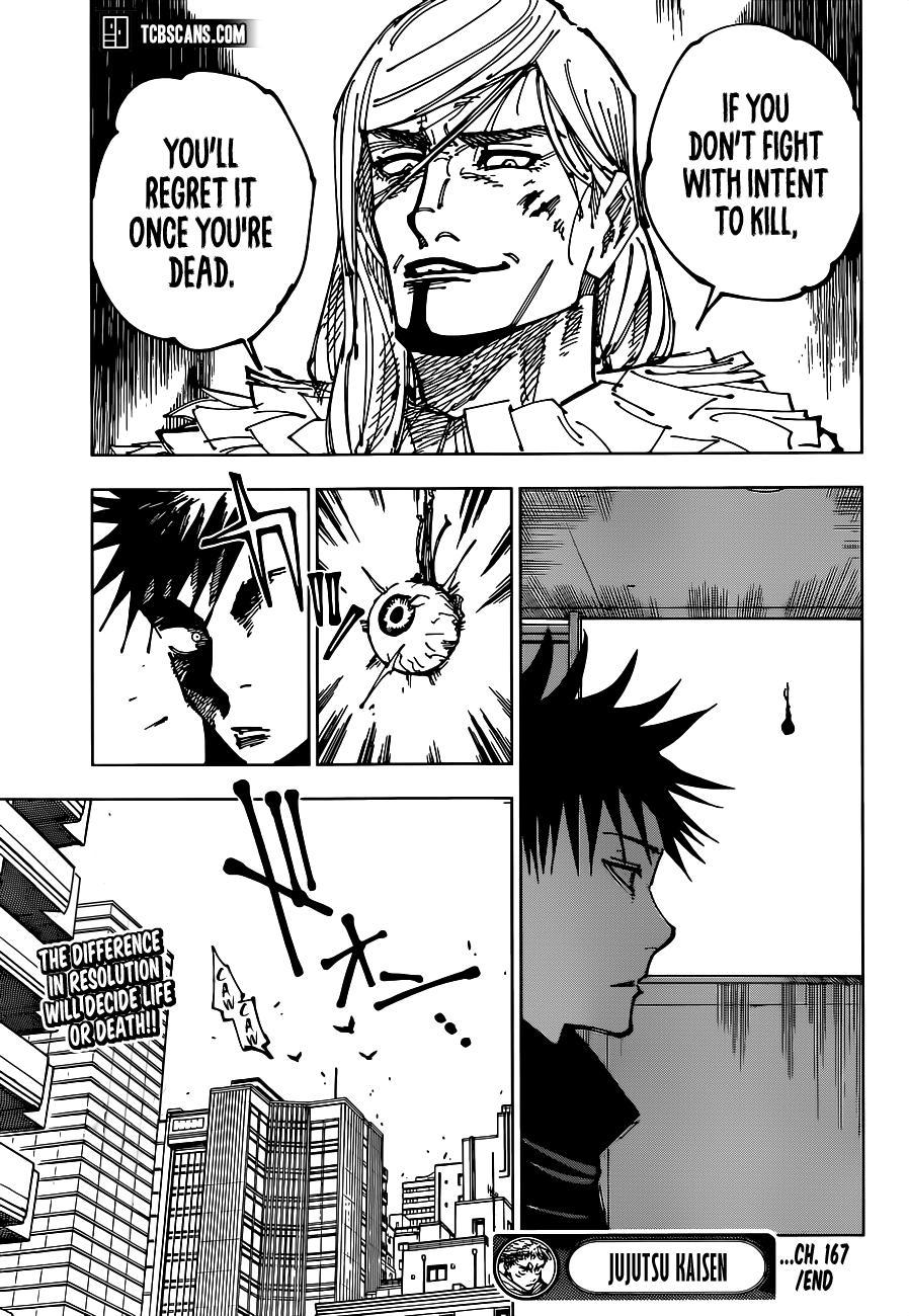 Jujutsu Kaisen Chapter 167 - JJK Read