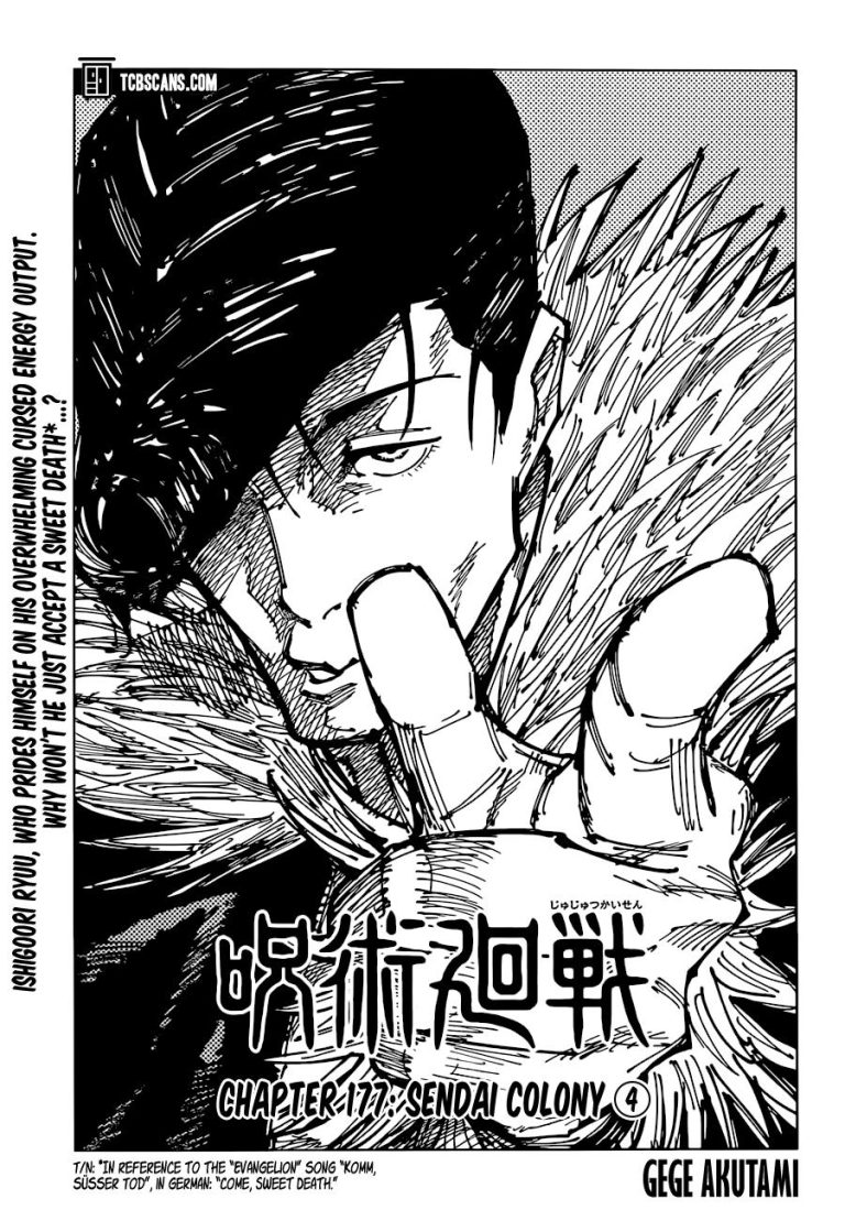 Jujutsu Kaisen Chapter 177 - JJK Read