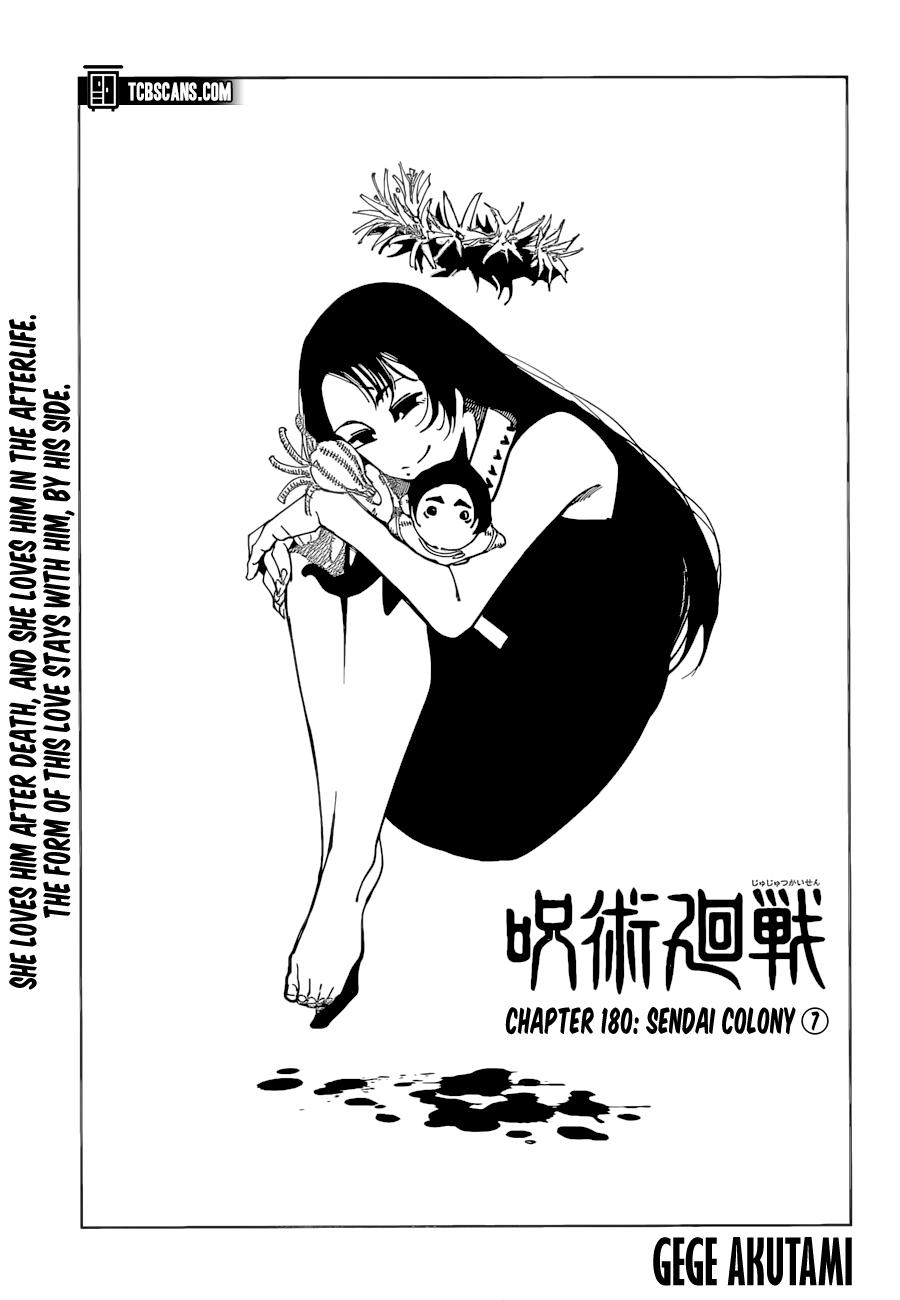 Jujutsu Kaisen Chapter 180 - JJK Read