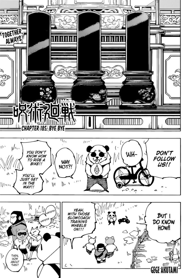 Jujutsu Kaisen Chapter 185 - JJK Read