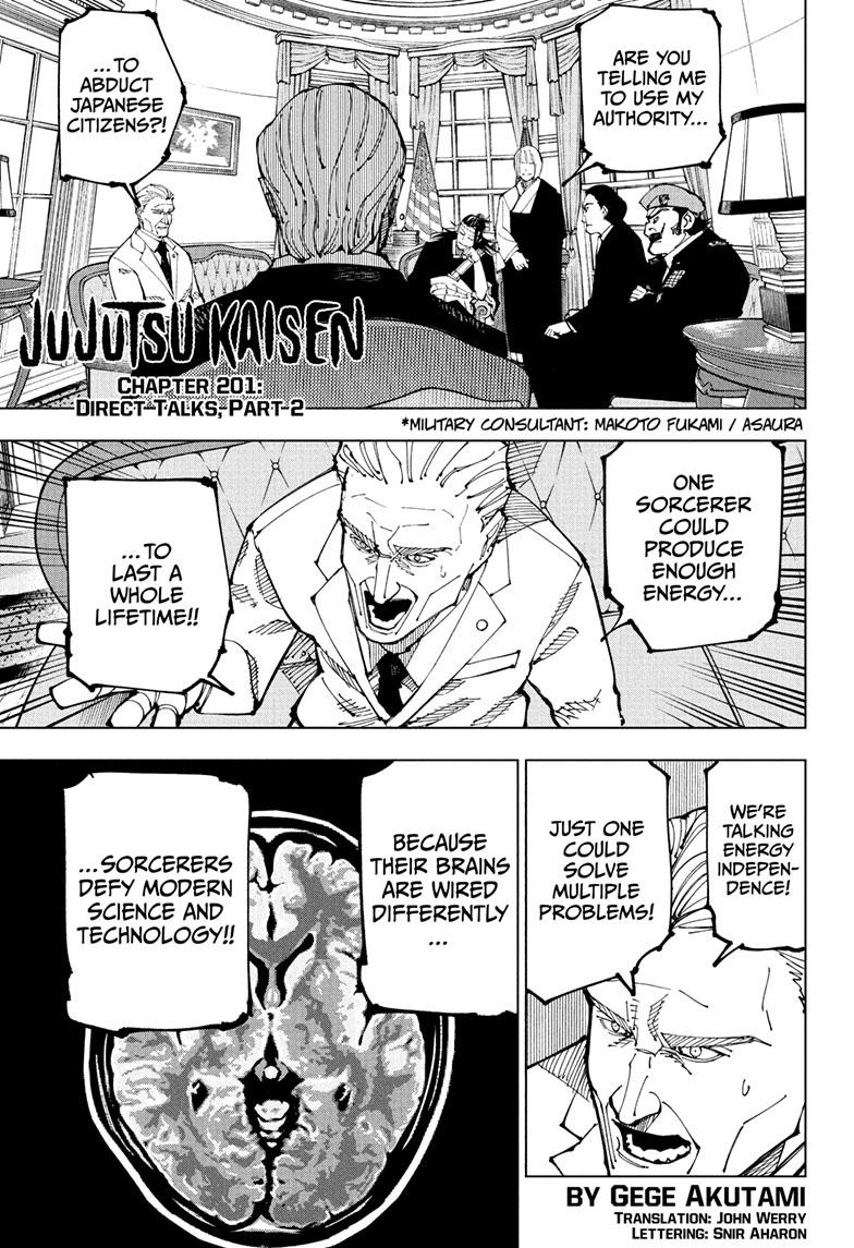 Jujutsu Kaisen Chapter 201 - JJK Read