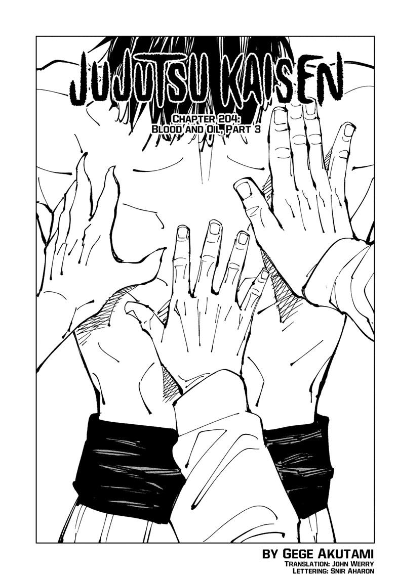 Jujutsu Kaisen, Chapter 204 - JJK Read